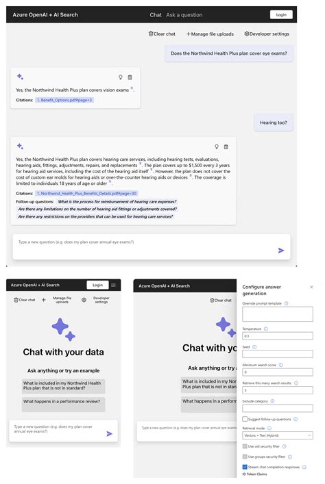 Azure Search Openai Demo 带有azure Openai和azure Ai搜索（python）的rag聊天应用程序