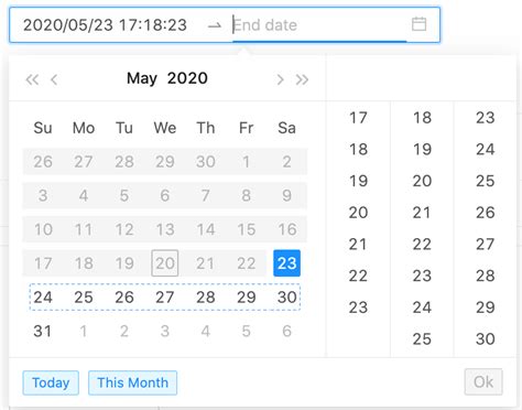 Datepicker Open UI