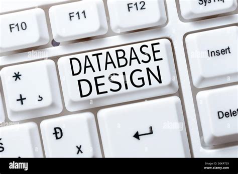 Handwriting Text Database Design Business Approach Organisation Of Data According To A Database