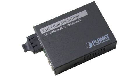 Ft 802 Planet Wattohm Rj45 Sc Media Converter Multi Mode 10 100mbit S Half Full Duplex 2km
