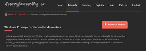 Windows Privilege Escalation For Beginners P1 By Adeeb Albarazi Medium
