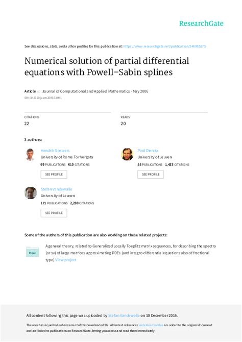 Pdf Numerical Solution Of Partial Differential Equations Finite Difference Methods