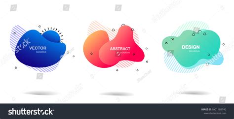 Abstract Colorful Blobs Set Isolated Abstract Stock Vector Royalty Free 1901168740 Shutterstock