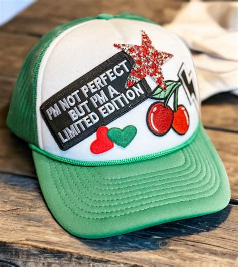 Limited Edition Trucker Hat Patch Trucker Hat Trucker Hat With Patches Patch Hat Custom Hat