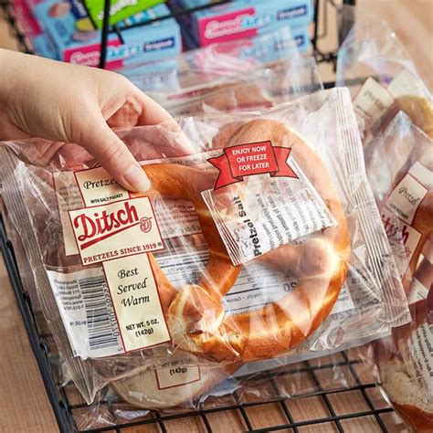 Ditsch Authentic German Individually Wrapped Soft Pretzel With Salt
