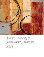 Sex And Gender Chapter Pdf Det E Chapter The Study Of Communication Gender And Culture
