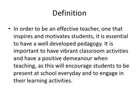 Teaching Effectiveness