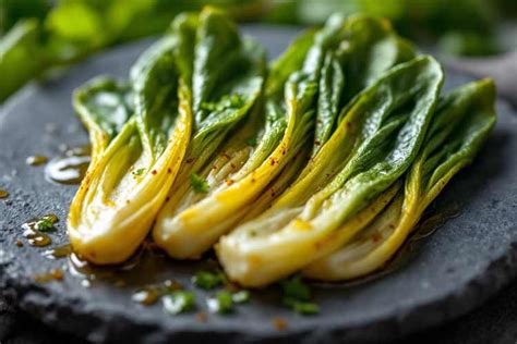 Paksoi Bakken In Een Koekenpan