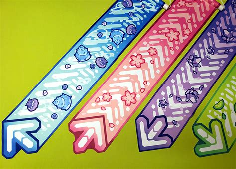 Pin Banners Rhythm Arrows Toripng