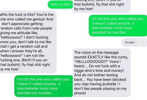 Random Number Calls Me Three Times So I Text To See Who It Is And Get Met With Lots Of Colorful