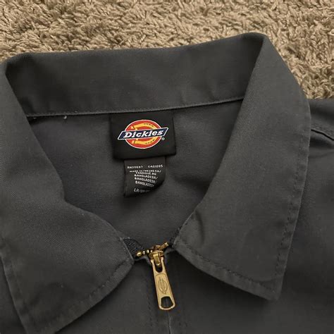 Dickies Grey Linerless Eisenhower Size Large Great Depop