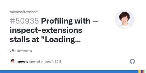 Profiling With Inspect Extensions Stalls At Loading Profile