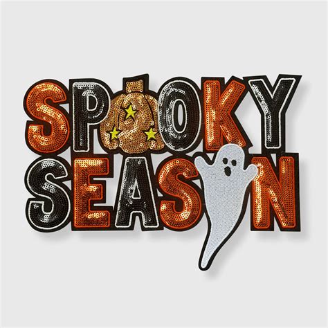 Spooky Season Sequin Patch Iltex Apparel