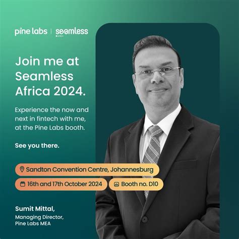 Sumit Mittal On Linkedin Excited To Be Participating In Seamless Africa 2024 Event Taking Place In…