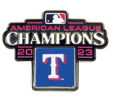 Texas Rangers 2023 American League Champions Pin