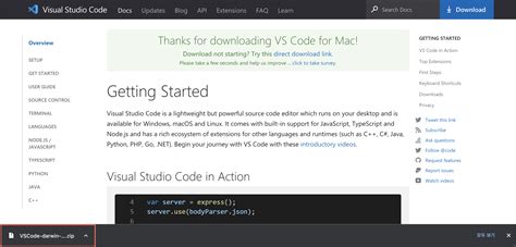 Vs Code 설치하기macos 코드잇