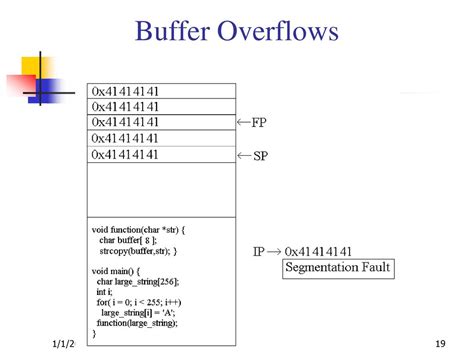 lecture 9 buffer overflow ppt download