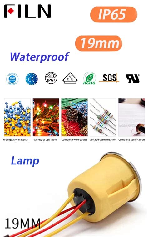 Great Lamp Push Button Switch Filn 19mm Lamp Push Button Switch Waterproof Lamp Switch