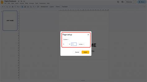 How To Create Digital Notebooks With Google Slides