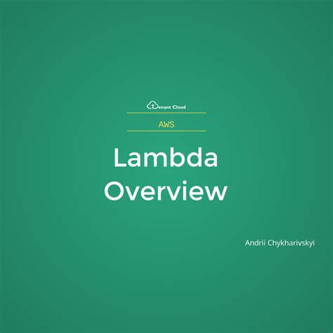 Aws Lambda Overview