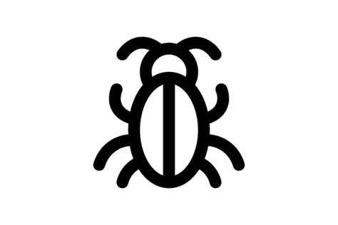 Bug Line Icon Graphic By Muhammadfaisal Creative Fabrica