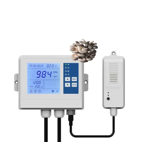 Ventilation Co Controller Smart Mushroom Farm Grow Temperature Humidity CO Controller