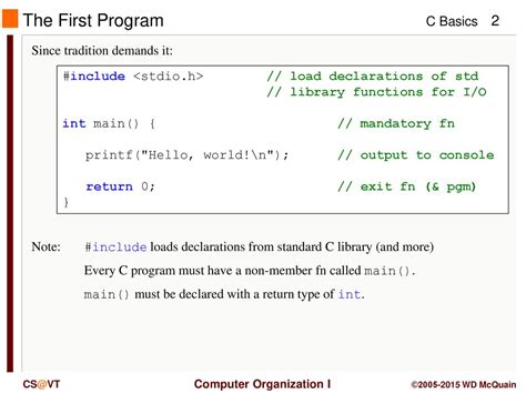 A History Lesson Adapted From Chapter 1 In C For Java Programmers By Weiss And C For Java
