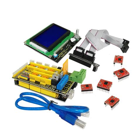 Keyestudio D Printer Kit For Arduino Includes Ramps Mega X A Lcd