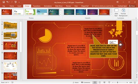 Change The Background Design In PowerPoint FPPT