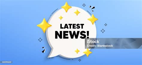 최신 뉴스 기호입니다 미디어 신문 간판 채팅 말풍선 배너입니다 벡터 0명에 대한 스톡 벡터 아트 및 기타 이미지 0명 3차원 형태 고급 Istock