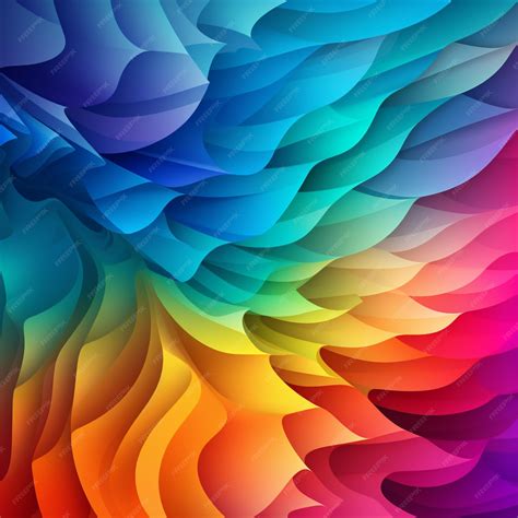 Premium Photo Infinite Spectrum A Gradient Spectrum Stretching To