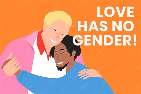 프라이드 달 Lgbtq 게이 커플 배너 템플릿 벡터 무료 벡터