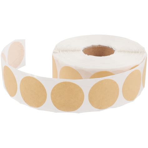 4 Rolls Repairing Pasters Circle Stickers Paper Label Maker