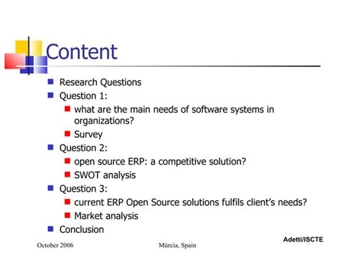 erp open source ppt