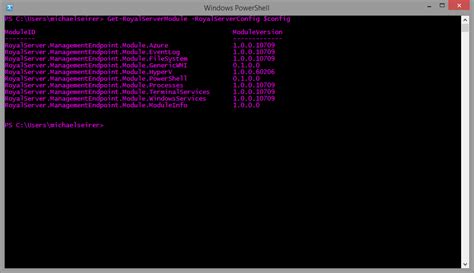 Using Royal Server With Powershell Royal Apps