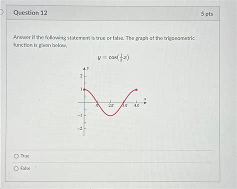 solved question 125 ﻿ptsanswer if the following statement is