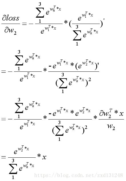 Softmax Regression多分类中的求导及参数更新二分类交叉熵损失函数进行参数更新求导过程 Csdn博客
