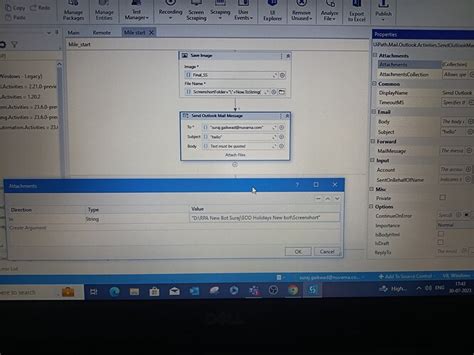 Take Screenshot Send Mail Activities Uipath Community Forum