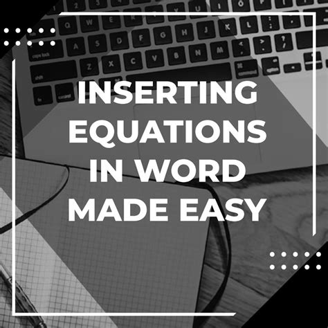 How To Insert Equation In Word For Your Documents Adazing