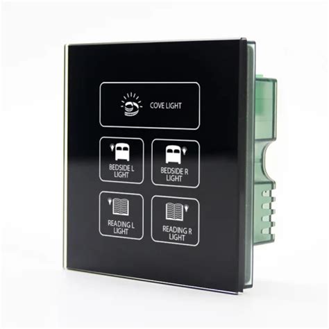 Hotel Room Control Rs485 Provide Modbus Protocol Smart Light Wall Switch Rs485 Modbus Panel