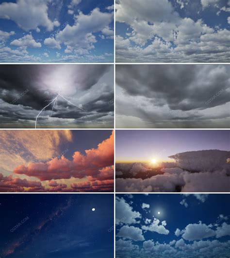 虚幻引擎ue4 5天空环境生成器 sky creator cgtar cg艺站