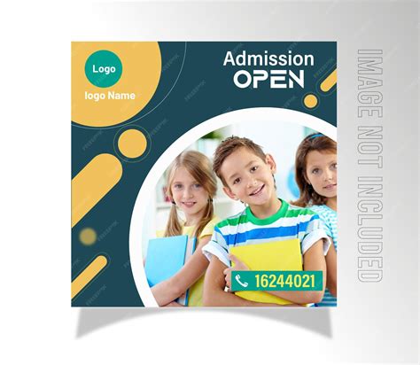 Premium Vector Admission Open Instagram Social Media Posts And Banner