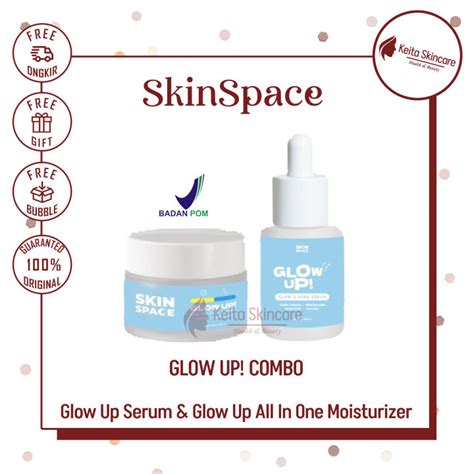 Skin Space Bundling Glow Up Serum Glow Up All In One Moisturizer Lazada Indonesia