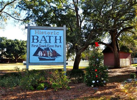Historic Town Of Bath North Carolina Editorial Image Image Of Pirate