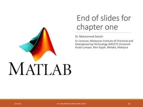 01 Chapter Matlab Introduction Ppt