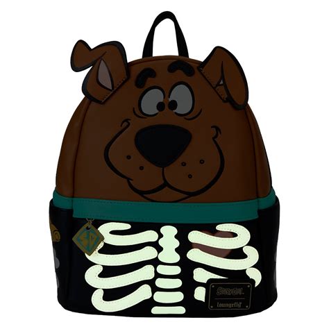 Loungefly X Scooby Doo Skeleton Scooby Cosplay Mini Backpack Geekcore