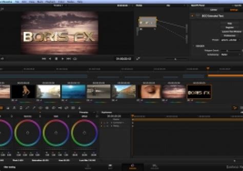 Boris Fx Adds Blackmagic Davinci Resolve Support To Boris Continuum Complete And Red Product