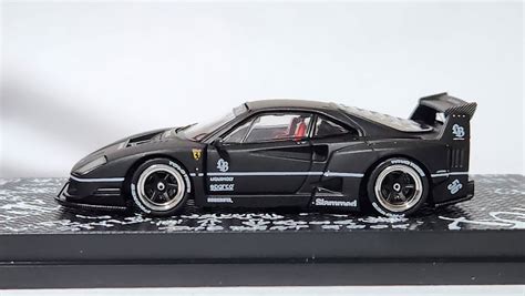 1 64 Inno64 Inno Ferrari F40 Liberty Walk Matt Black Hong Kong Toycar Hiltawaytoyhk