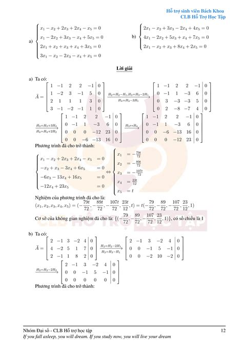 giai de cuong chuong 3 dai so tuyen tinh | PDF