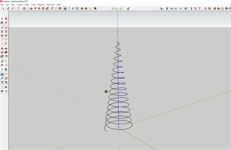 Create Helixes In Sketchup With Helix Along Curve The Sketchup Essentials